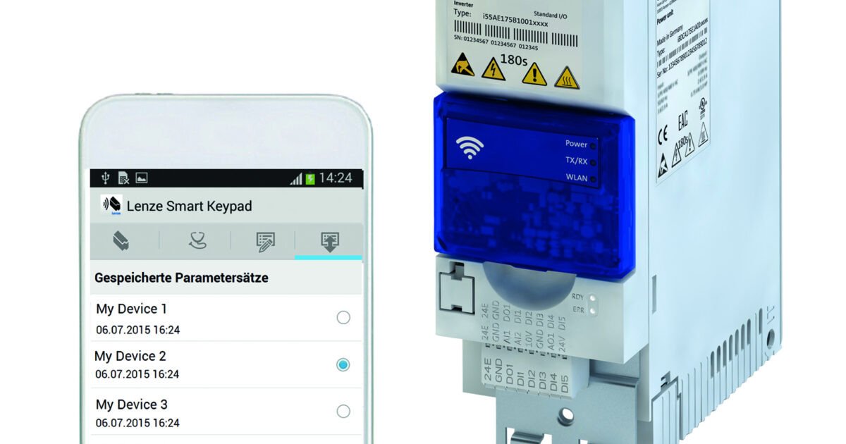 Lenze: Parametrieren mit dem Smartphone | FACTORY