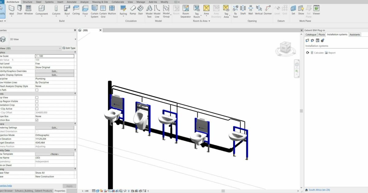 Geberit überarbeitet BIM Plug-in | TGA