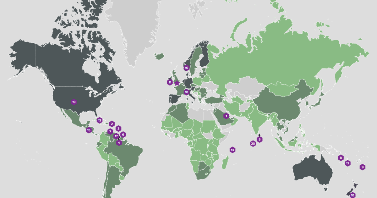 Interactive Map – World’s Most Wasteful Countries | WMW