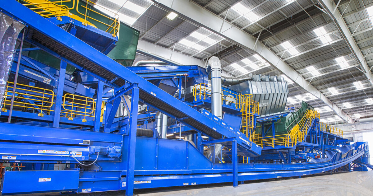 WMW | BHS Completes 80 TPH Material Recycling Facility in California